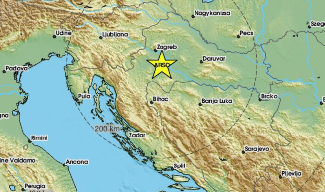 Serija potresa u Hrvatskoj! Treslo se u Zagrebu i Zadru, sada potres ...